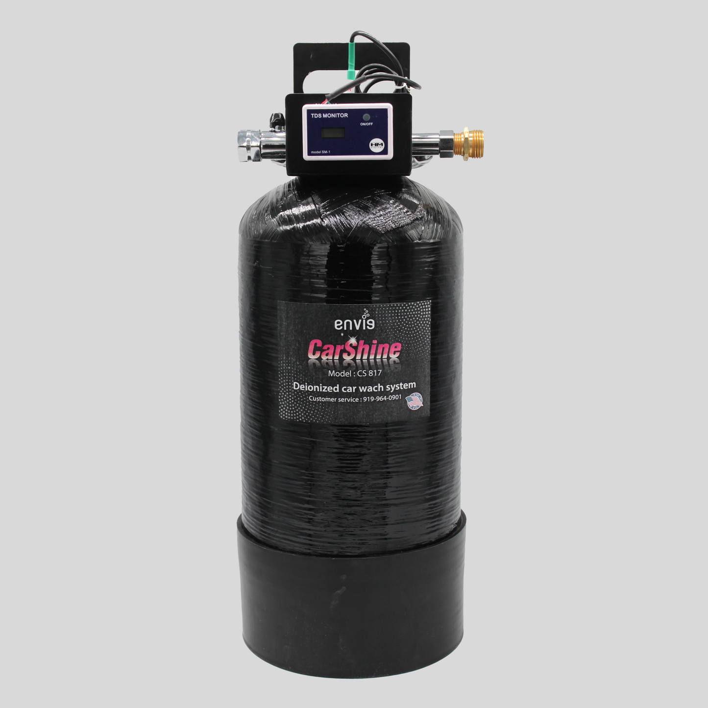 Envig CarShine 817 Deionized Spotless Car Wash System with Bypass Valv